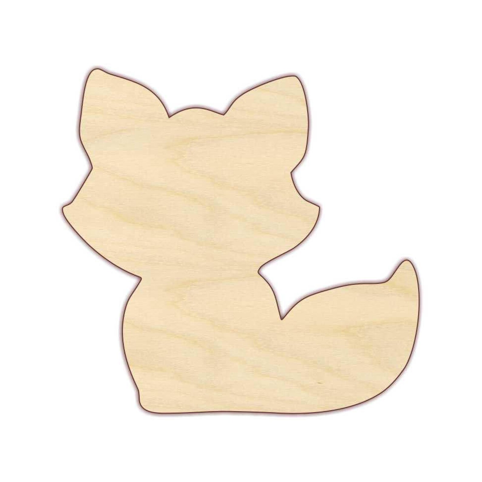 Fox Wood Shape 160253 - Etsy