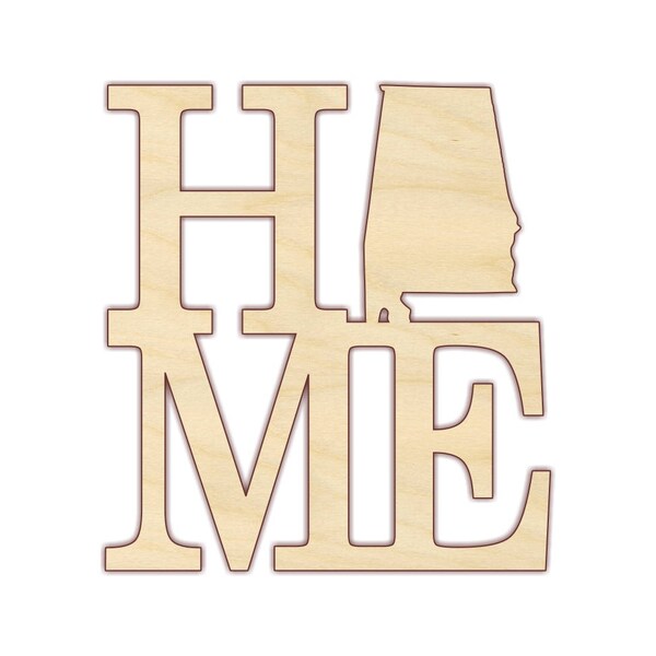 Alabama Wood Sign - Etsy