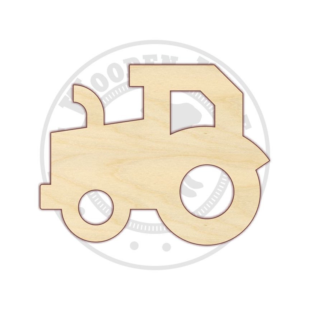 Tractor - Wood Tractor - Tractor Shape - Tractor Birthday - Tractor ...