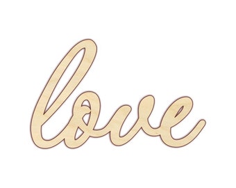 Hello Script Word Wood Sign Wooden Words Sign Art Rustic - Etsy