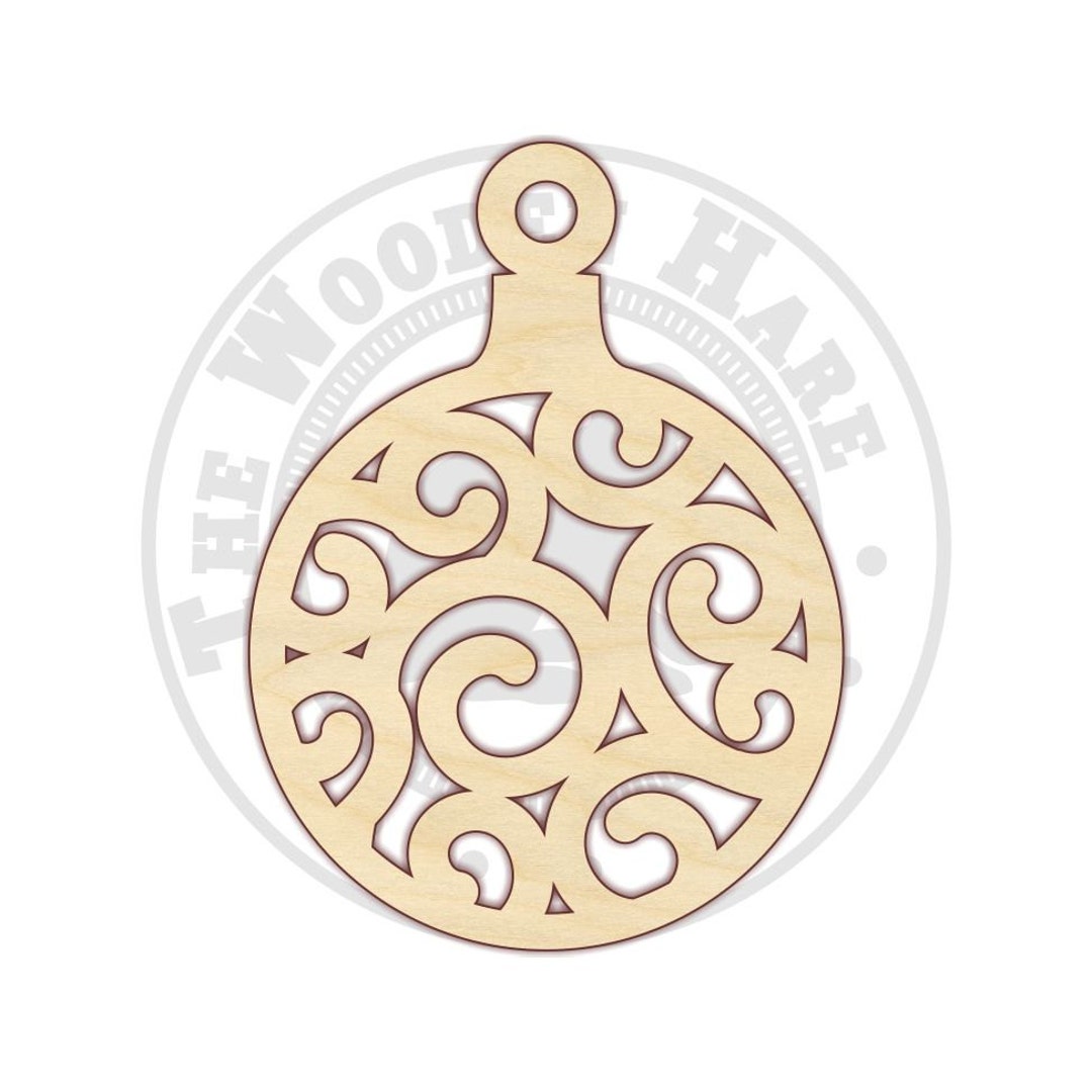 Fancy Scroll Ornament Wood Cutout - 3" - 10" - 170180 - Scrollwork ...