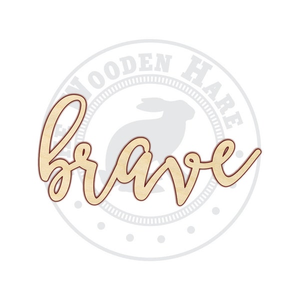 Brave Sign - Etsy