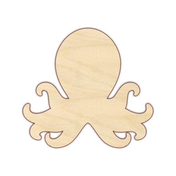 Octopus Wood Cutout - Etsy