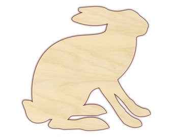 Wooden Hare - Etsy