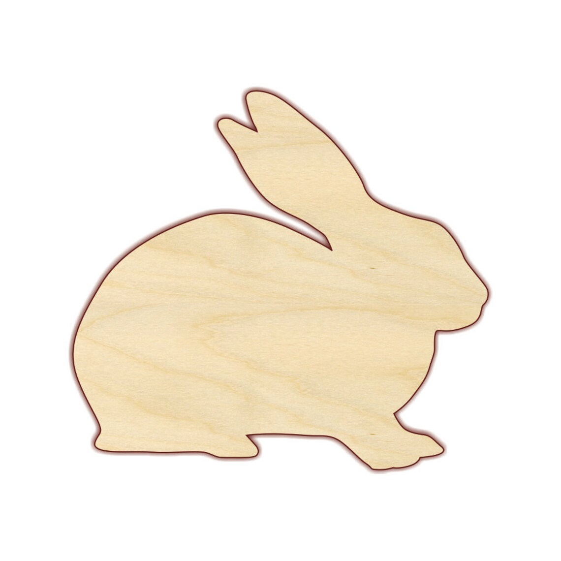 Rabbit Bunny Cutout 170148 Unfinished Wood Various Sizes - Etsy