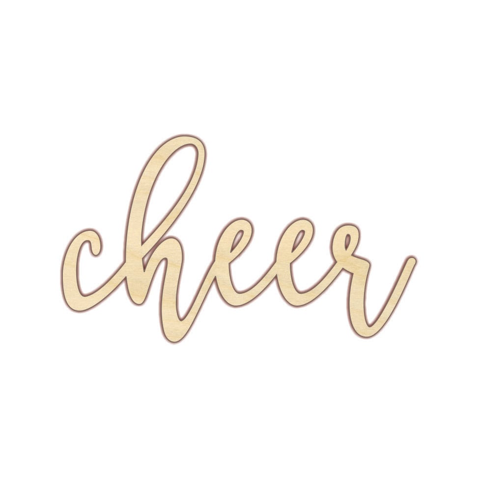 Cheer Cheer Sign Cheer Wood Sign Cheer Decor 160224 | Etsy