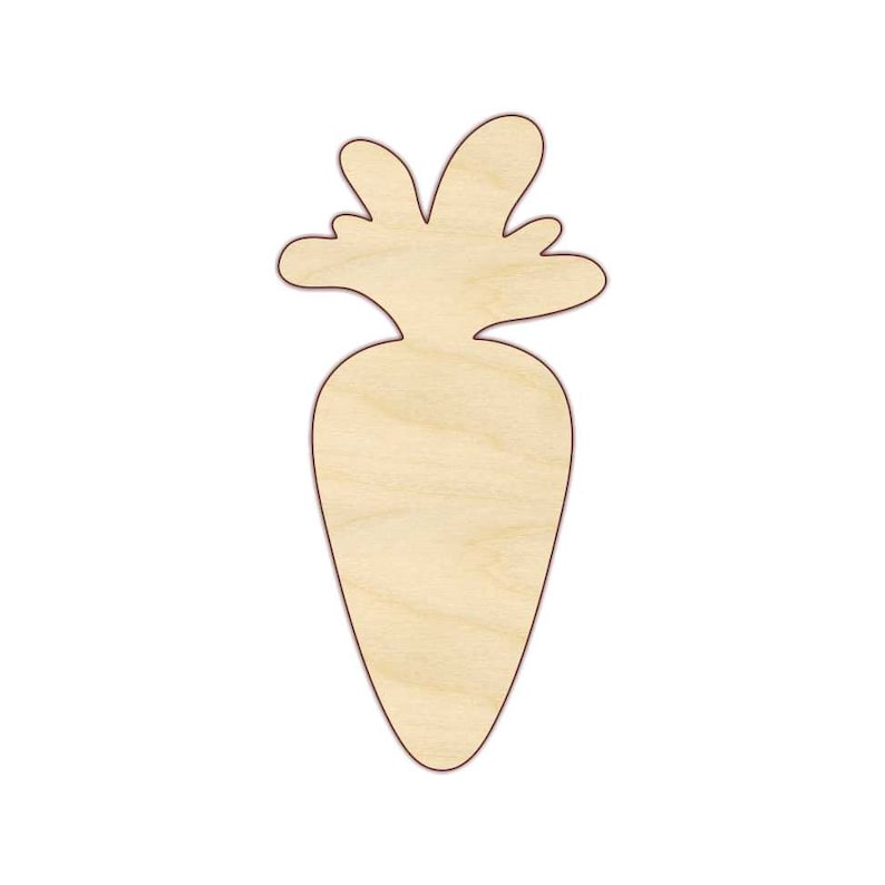 Carrot Wood Shape - 160245 - Etsy