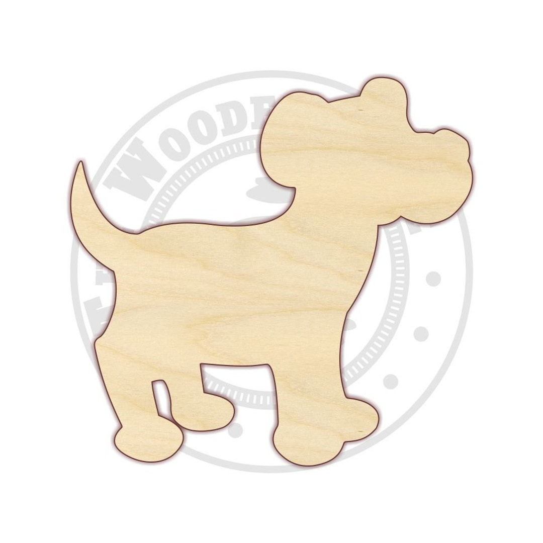Dog - Puppy - Wood Craft Shapes - 170366 - Etsy