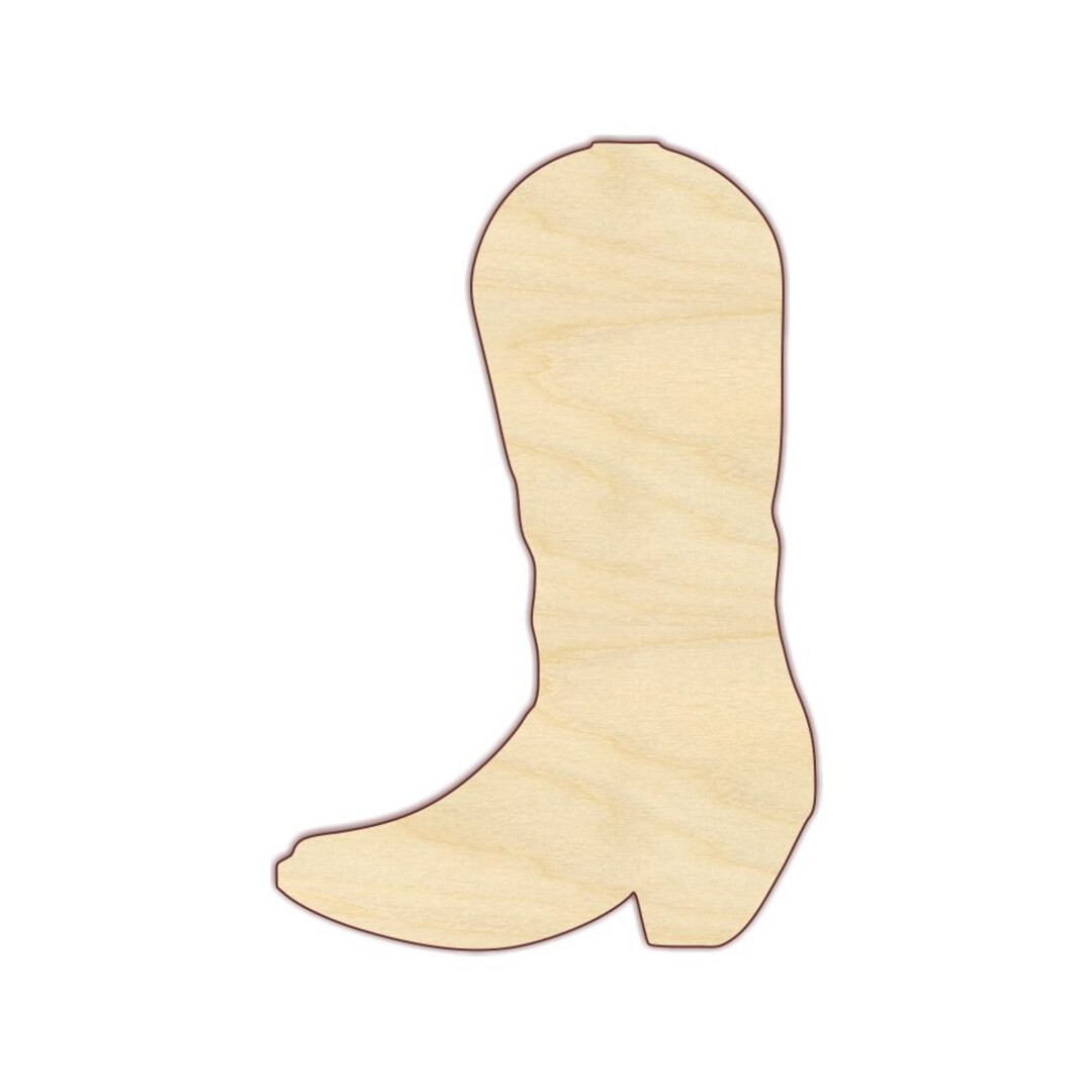 Boot - Cowboy Boots - Cowboy Boot - Wood Craft Shapes - 170359 - Etsy