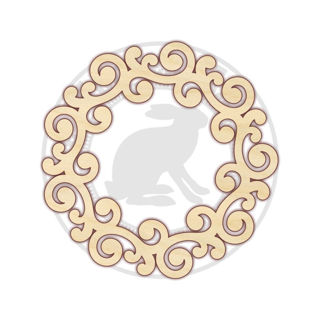 Scroll Frame - Wreath - 170347 - Etsy
