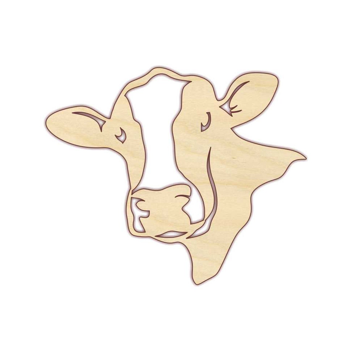 Cow Wood Shape Laser Cut Wood Cutout 160512 - Etsy