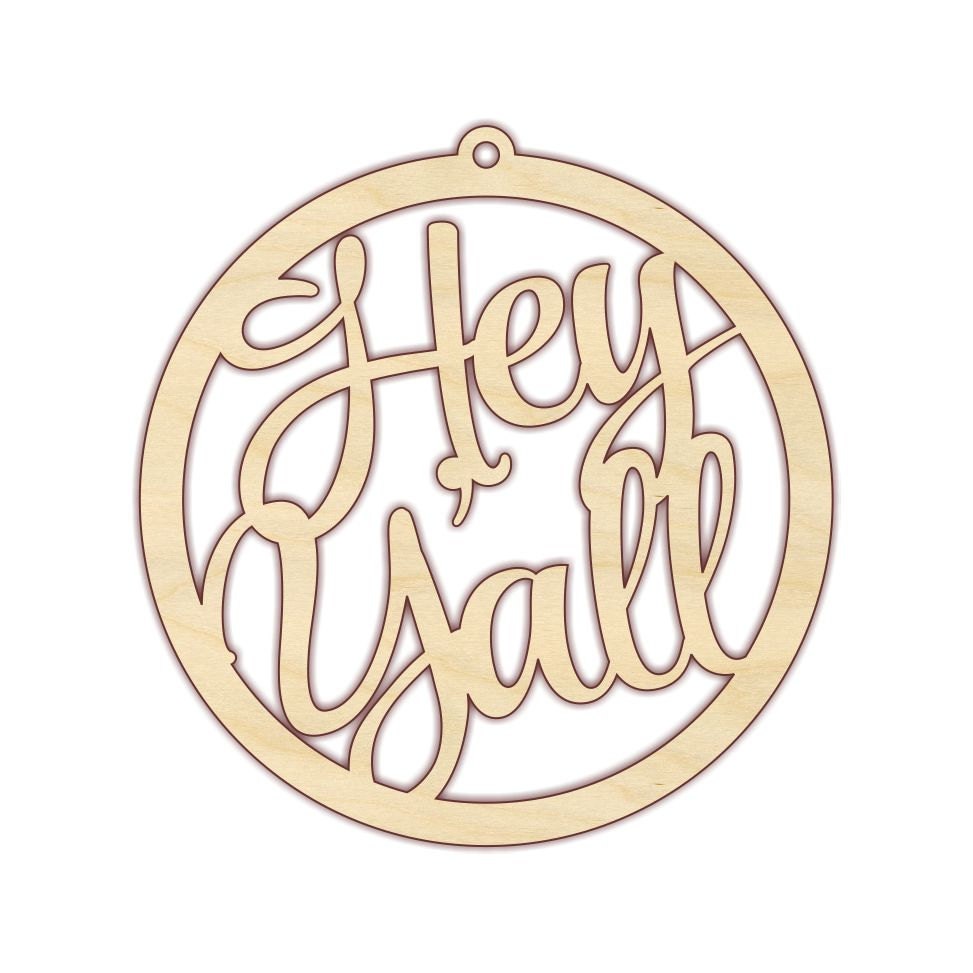 Hey Yall Hey Y'all Southern Decor Southern Door | Etsy