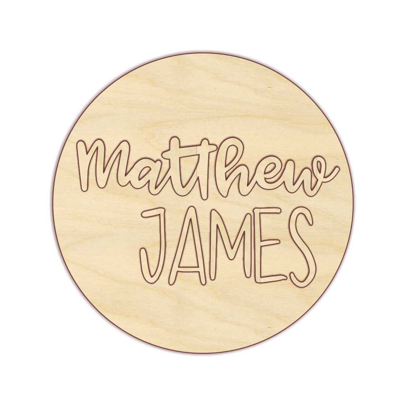 Round Name Sign Kit Nursery Decor Round Nursery Name Sign - Etsy