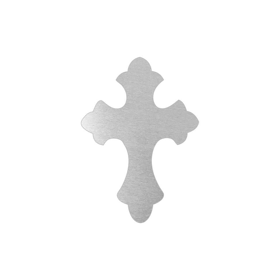 Cross Aluminum Blanks - Stamping Blanks - Stamping Supplies - Laser Cut ...