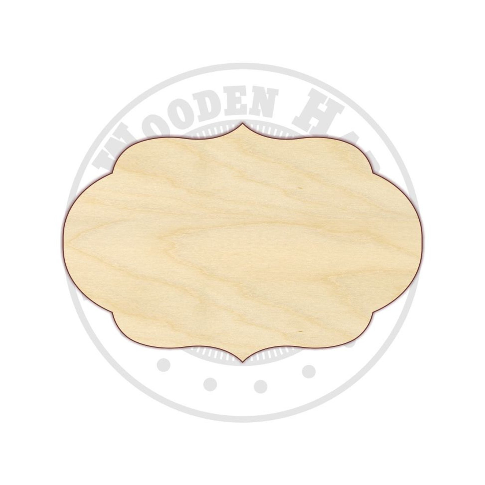 Plaque - Wood Plaque - Unfinished Wood Plaque - Wooden Plaque - Wood ...