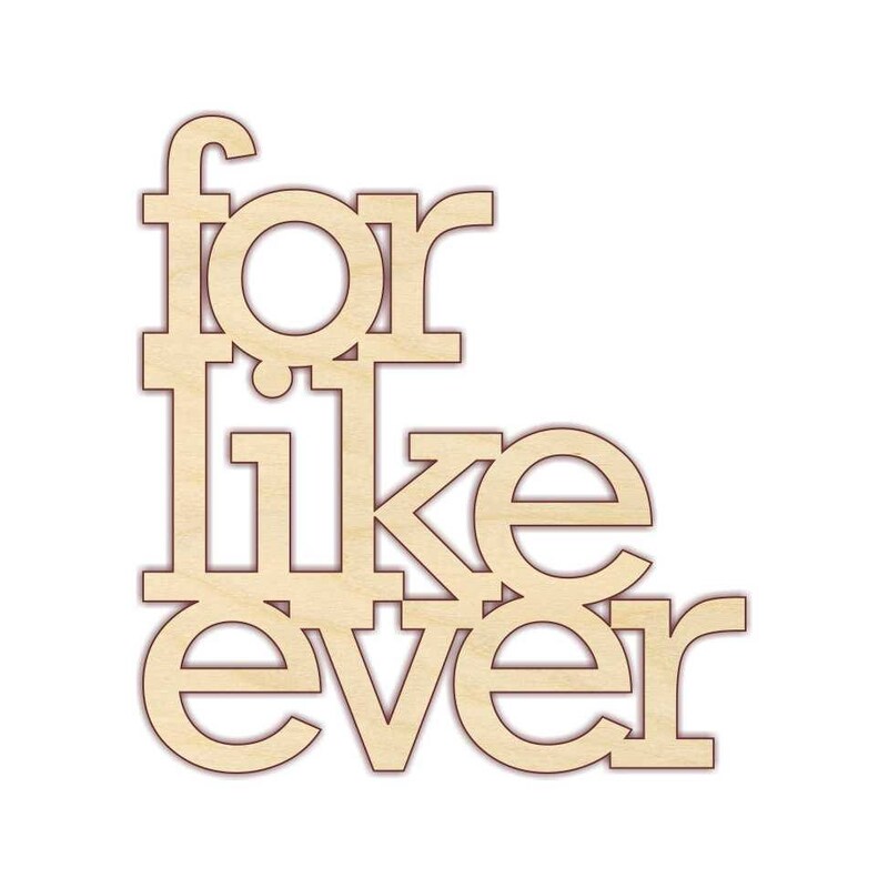For Like Ever Print - Etsy