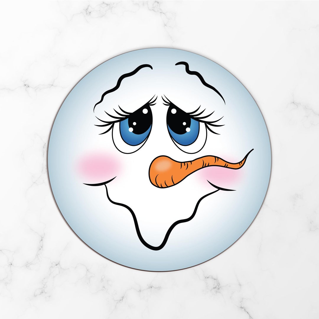 Snowman Face Wreath Sign, Wreath Supplies, Craft Supplies, Winter Sign ...