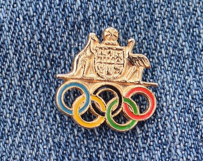 Australian Olympic Team Vintage Pin - Etsy