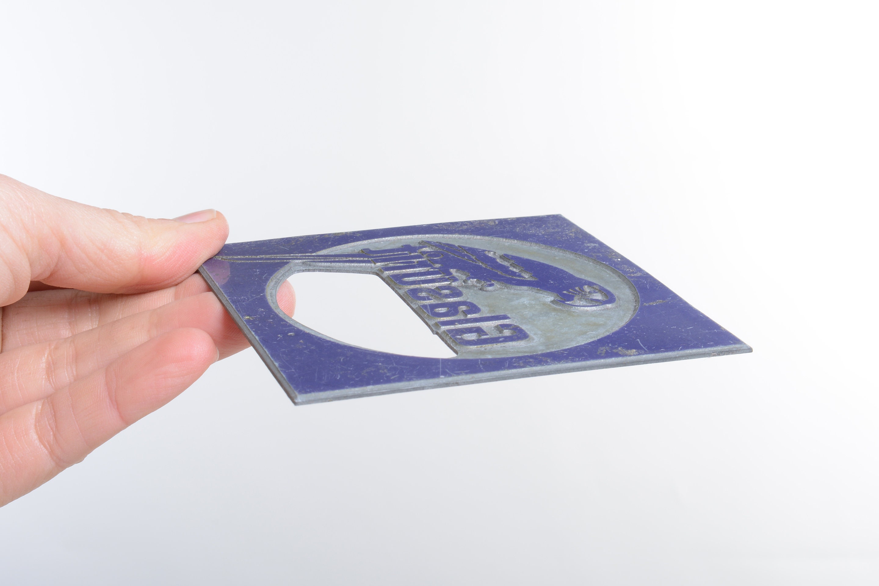 Vintage Metal Cliche of Glasurit Logo - Etsy Israel