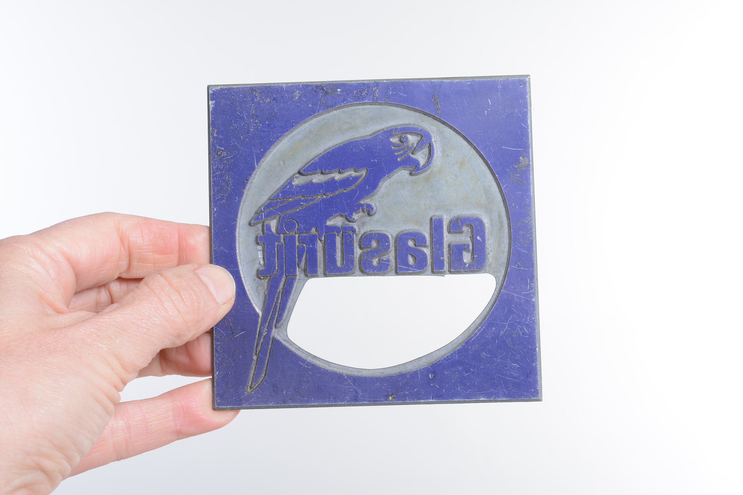 Vintage Metal Cliche of Glasurit Logo - Etsy Hong Kong