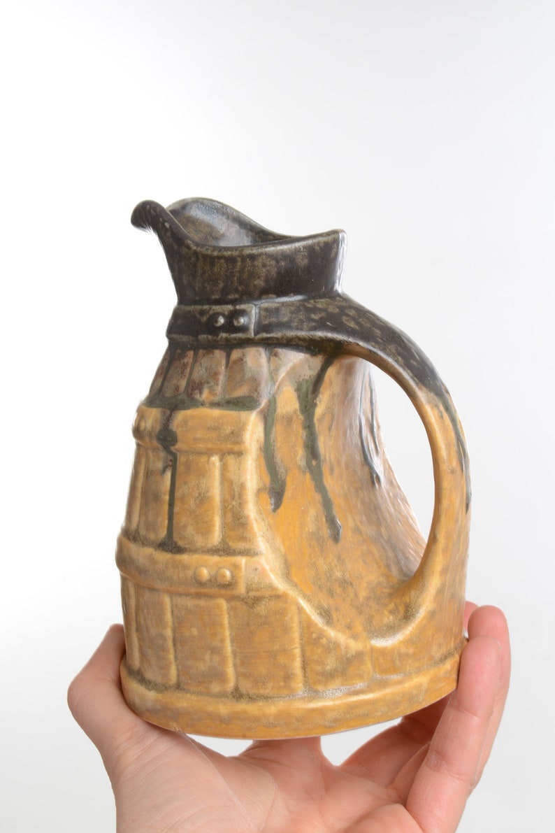 Vintage Ceramic Beer Jug Ceramic Pitcher Medieval Style - Etsy