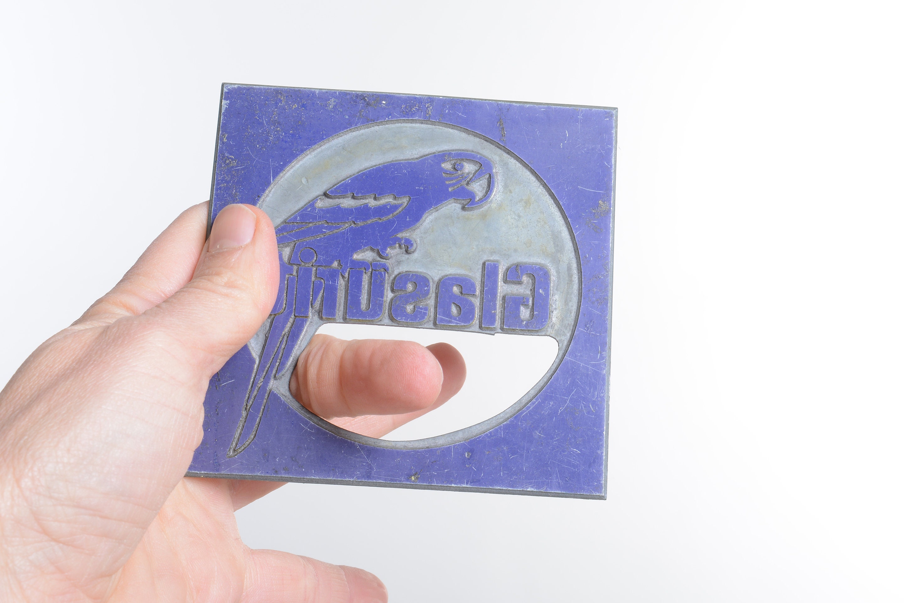 Vintage Metal Cliche of Glasurit Logo - Etsy Hong Kong