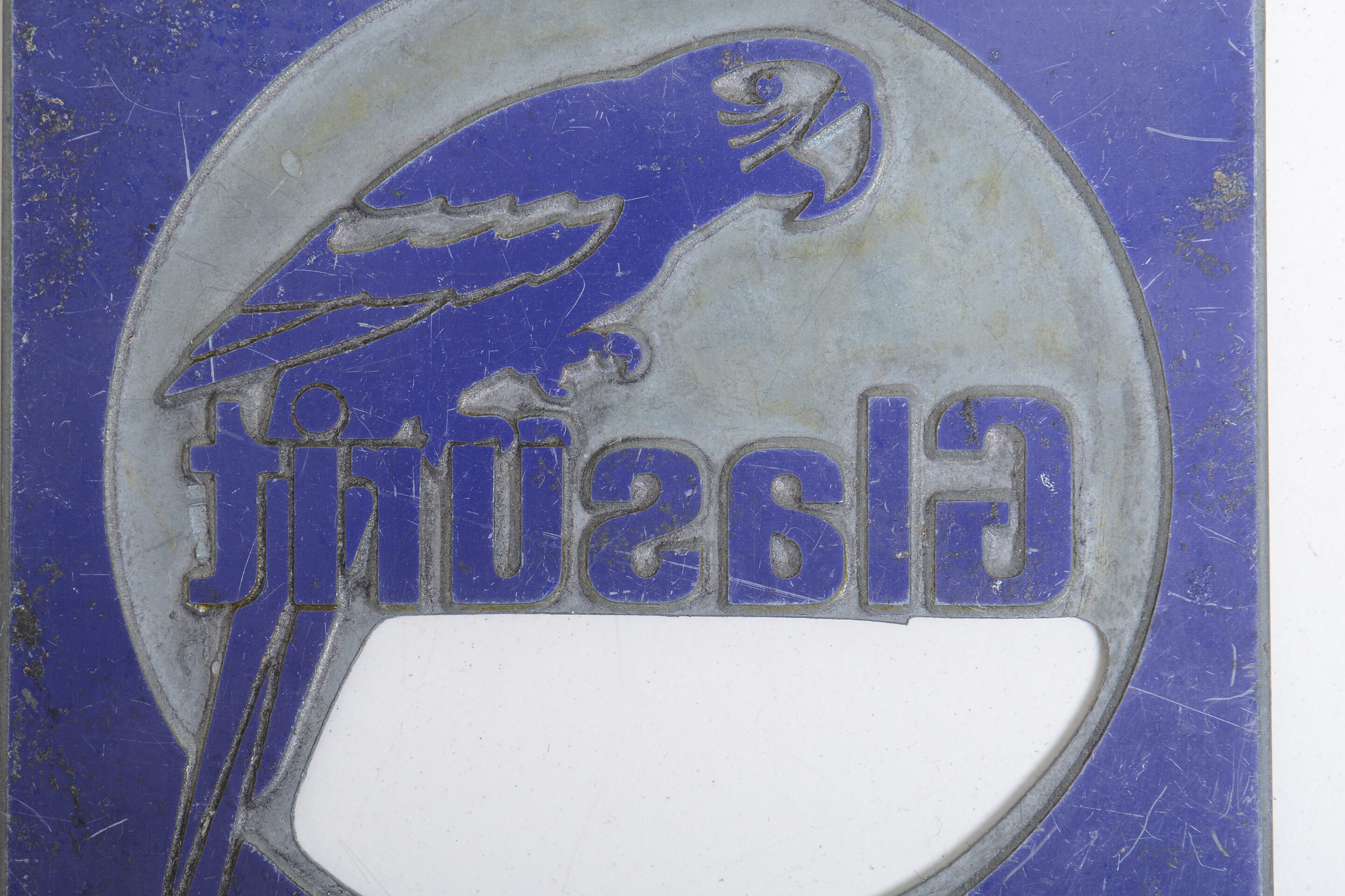 Vintage Metal Cliche of Glasurit Logo - Etsy Hong Kong