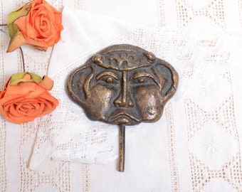 Antique Devil or Demon Head - Etsy