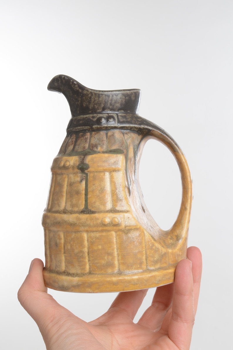 Vintage Ceramic Beer Jug Ceramic Pitcher Medieval Style - Etsy