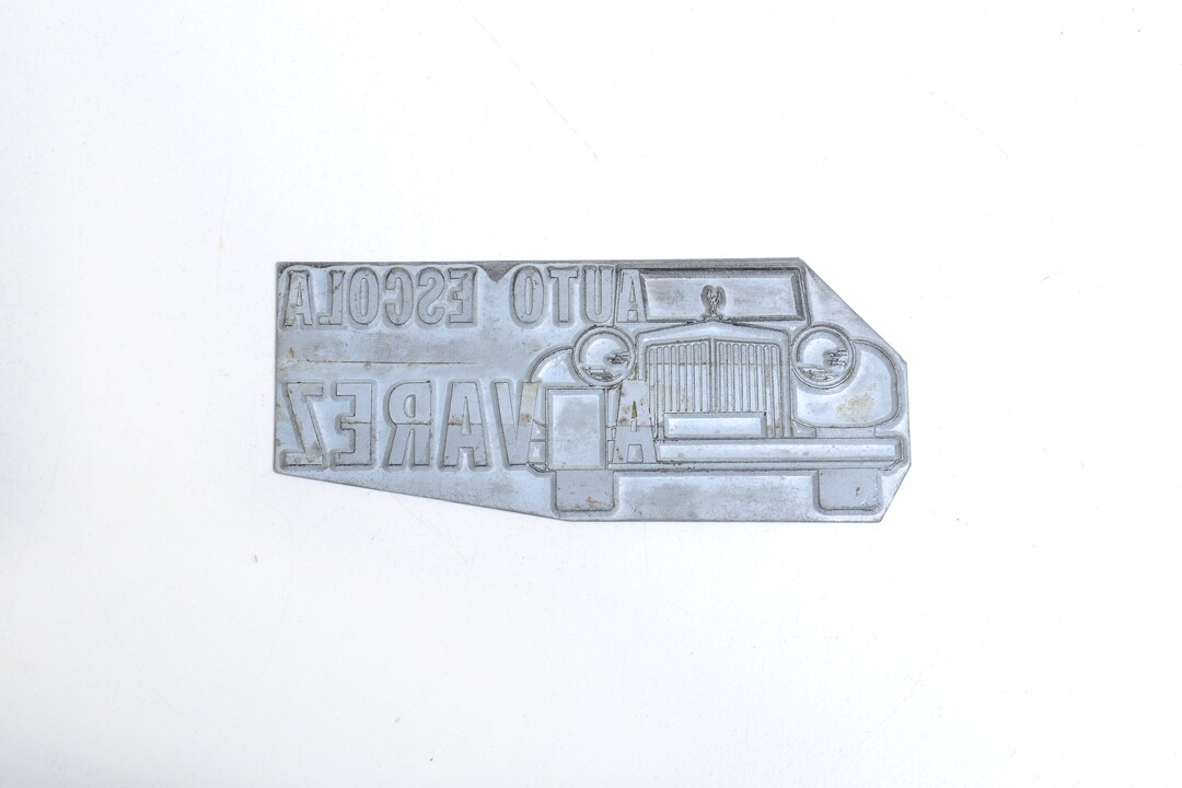 Vintage Metal Cliche of a Vintage Car - Etsy