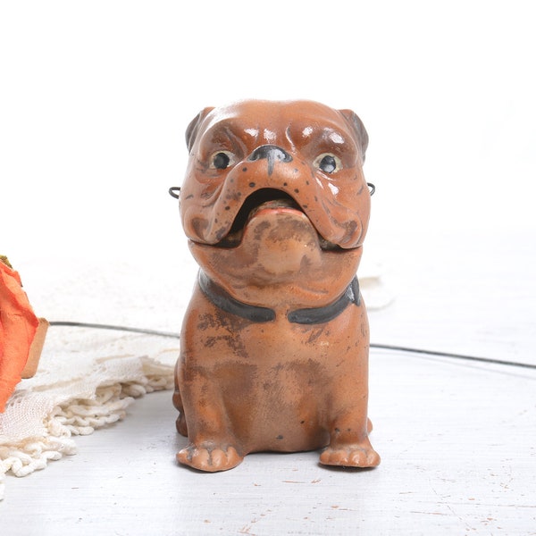 Antique Bisque Dog Figurine - Etsy