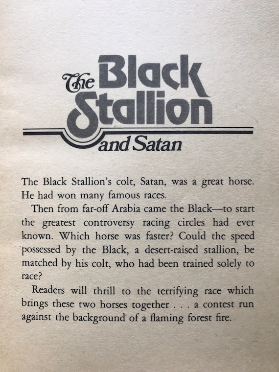 Black Stallion And Satan