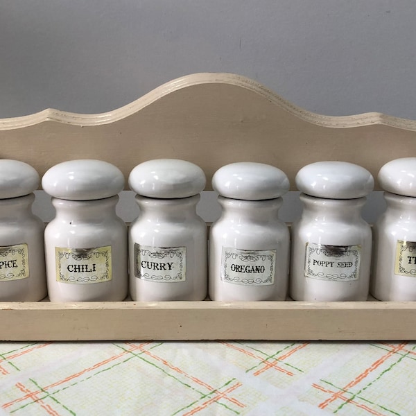 Ceramic Spice Rack - Etsy