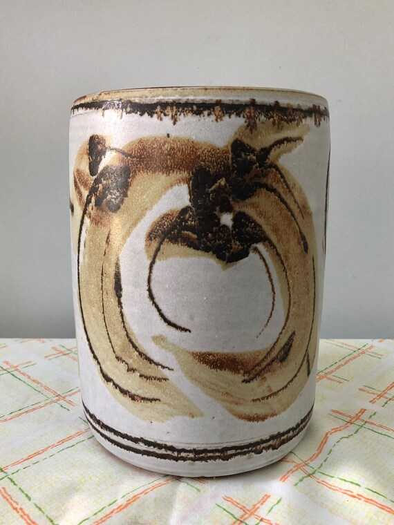 Vintage Bonnie Staffel Studio Pottery Terra Cotta Crock - Etsy