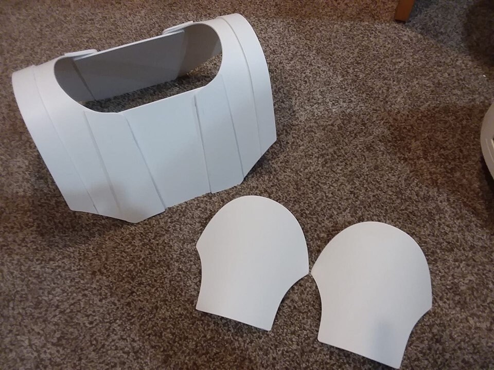 Anakin Chest Armor Clone Wars With Shoulders and Hand Armor/free JEDI ...