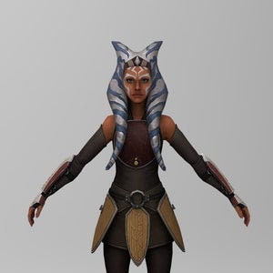 AHSOKA TANO Armor Set/ Gauntlets, Hand Armor, Shin Guards, With/ Belt ...