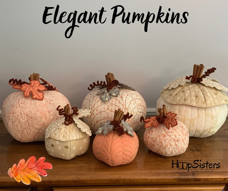Hoopsisters Elegant Pumpkins on USB - Etsy