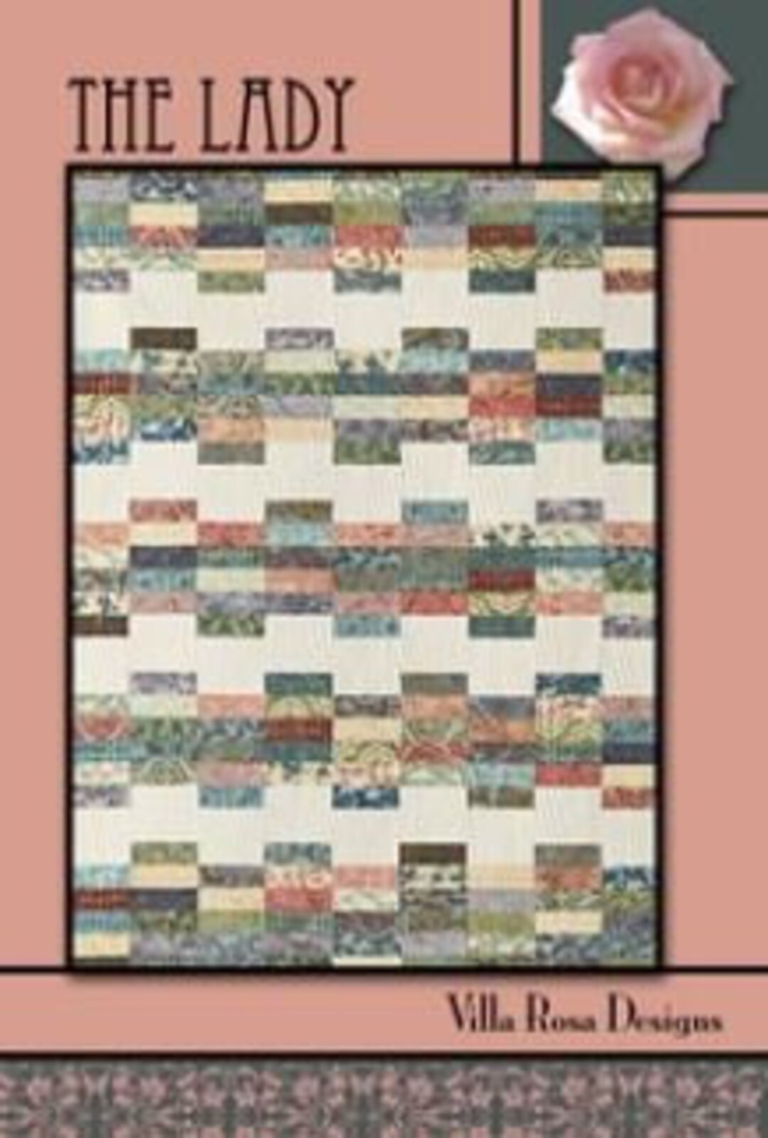 The Lady - Quilt Pattern, Finished Size Approx. 54' X 72", From Villa ...