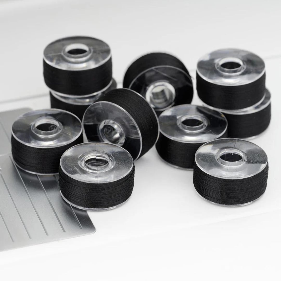 Husqvarnaviking Epic Prewound Bobbins, BLACK, Pack of 10 - Etsy