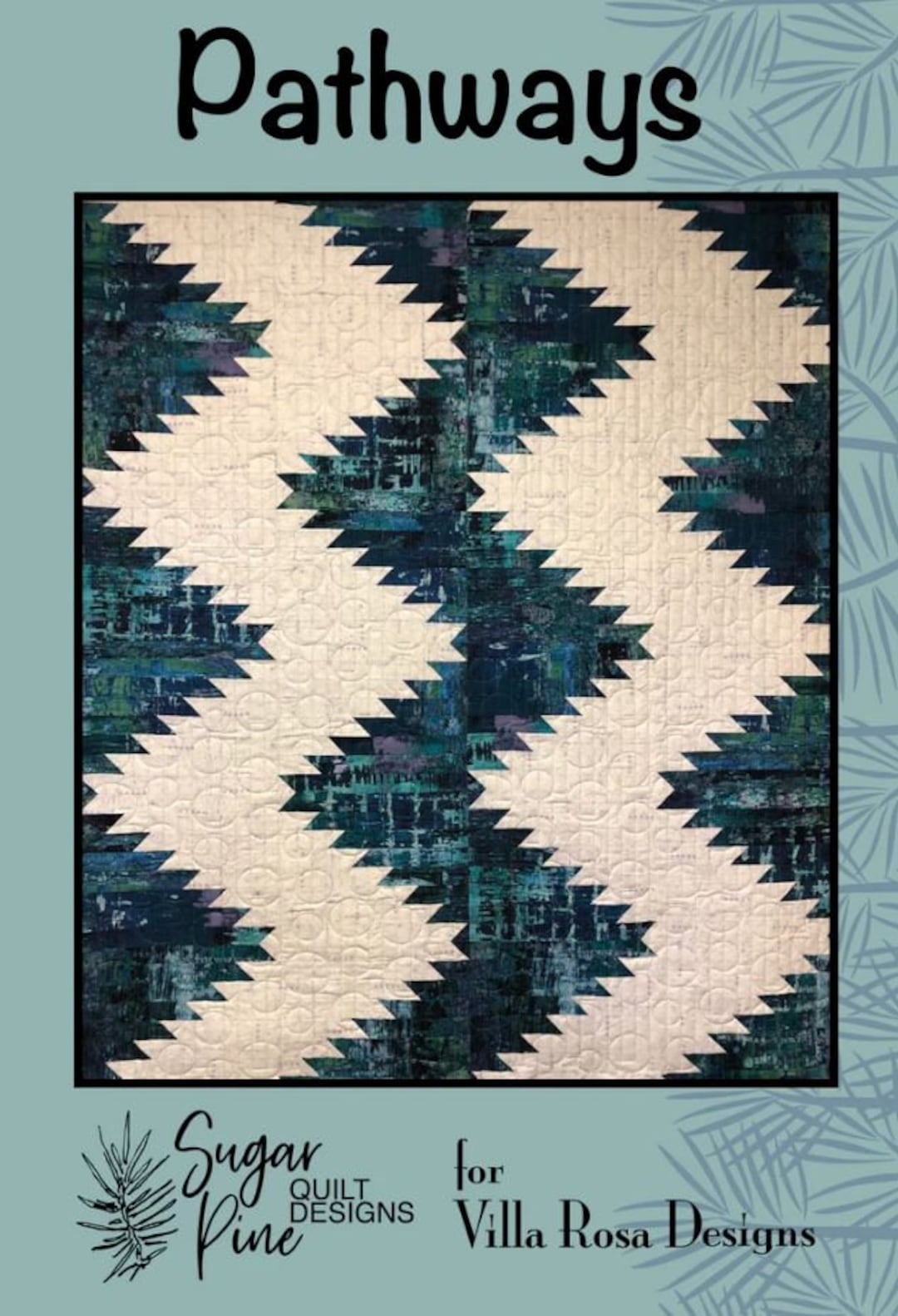 Pathways - Quilt Pattern, Finished Size Approx. 62" X 70", From Villa ...