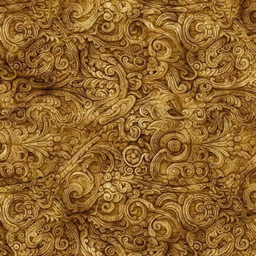 30471-S, Enchanted Forest Gold, Sold by the 1/2 Yard - Etsy