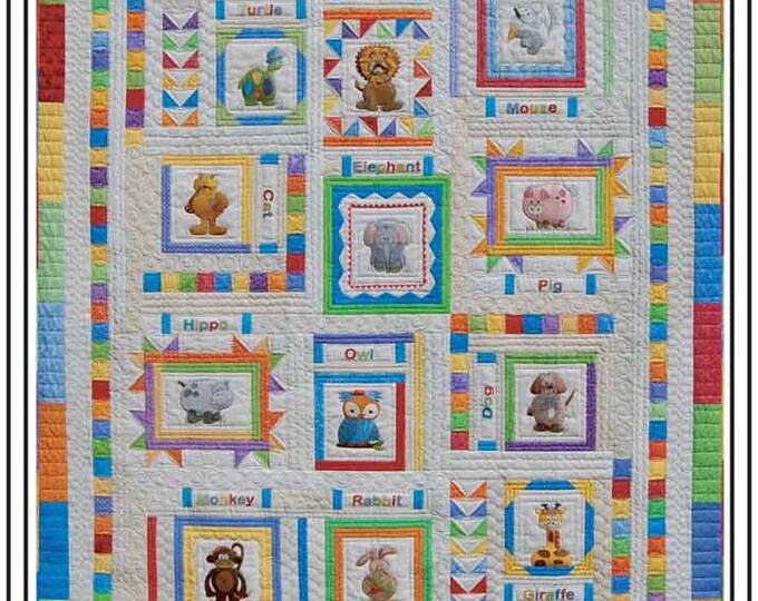 The Stitch Connection: 318 Animal Antics Machine Embroidery CD - Etsy