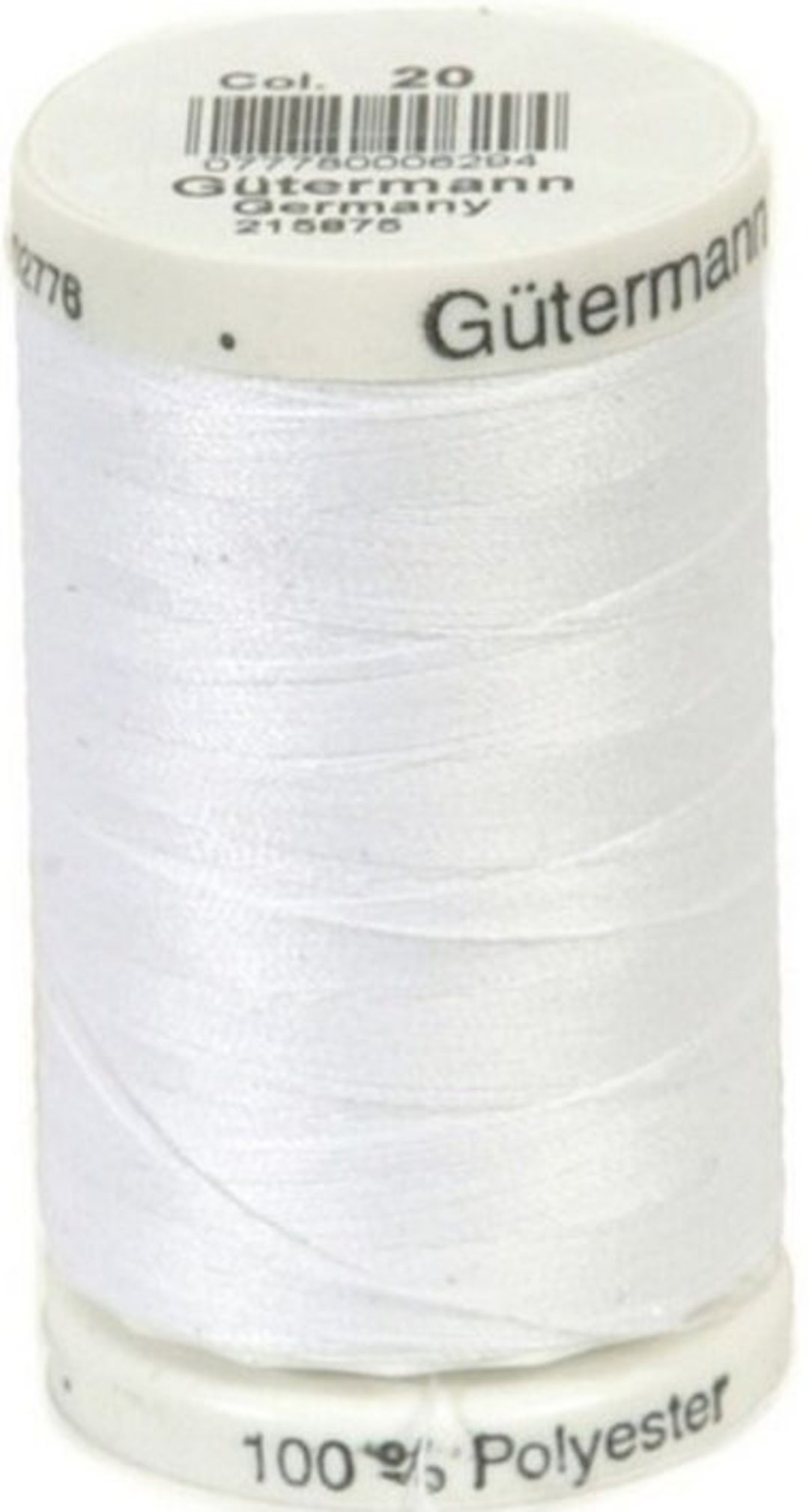 501M-9020, Gutermann Sewing Thread WHITE, 500 Meters/547 Yards - Etsy