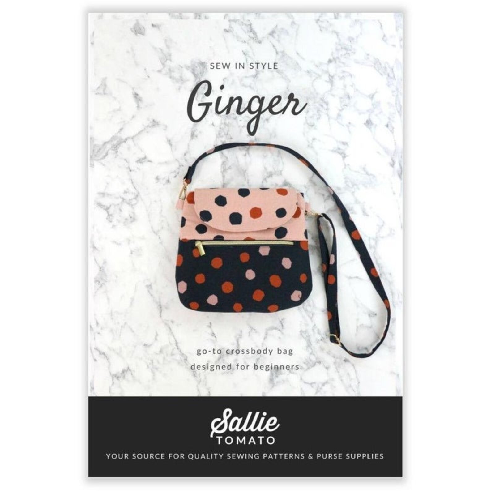Sallie Tomato Ginger Bag Pattern - Etsy