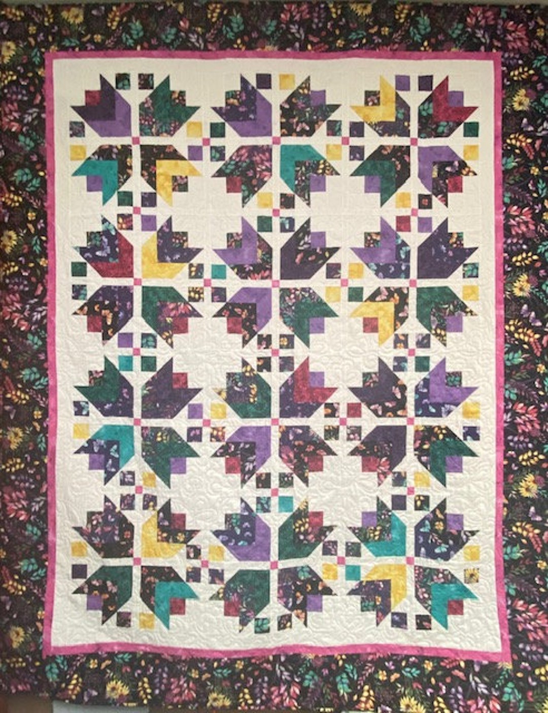 Botanical Magic Quilt KIT 71"x89" - Etsy