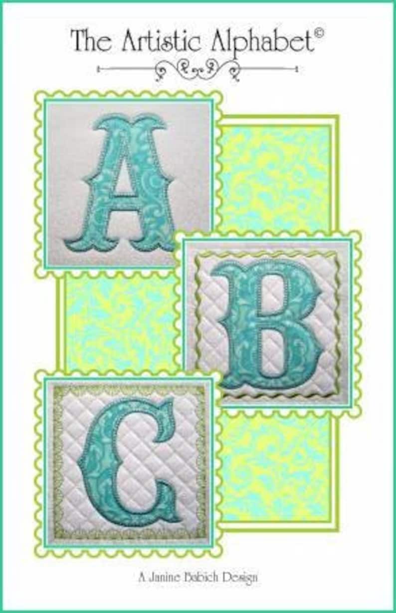 Janine Babich Artistic Alphabet CD - Etsy