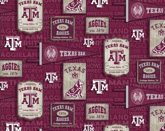 Sykel University of Texas Fabric 1165 Sold by the 1/2 Yard | Etsy