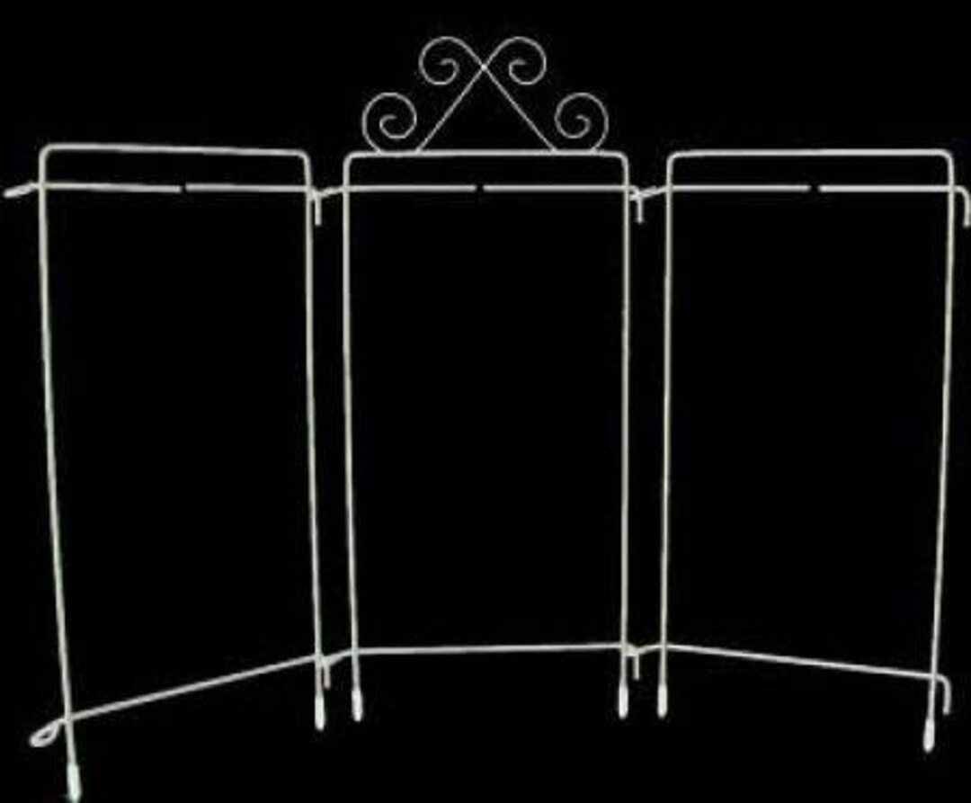 4"x9" Ackfeld Tri-stand Hanger White - Etsy
