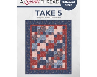 Take 5 Gets the Point Quilt Pattern TP206, Yardage Friendly Beginner ...