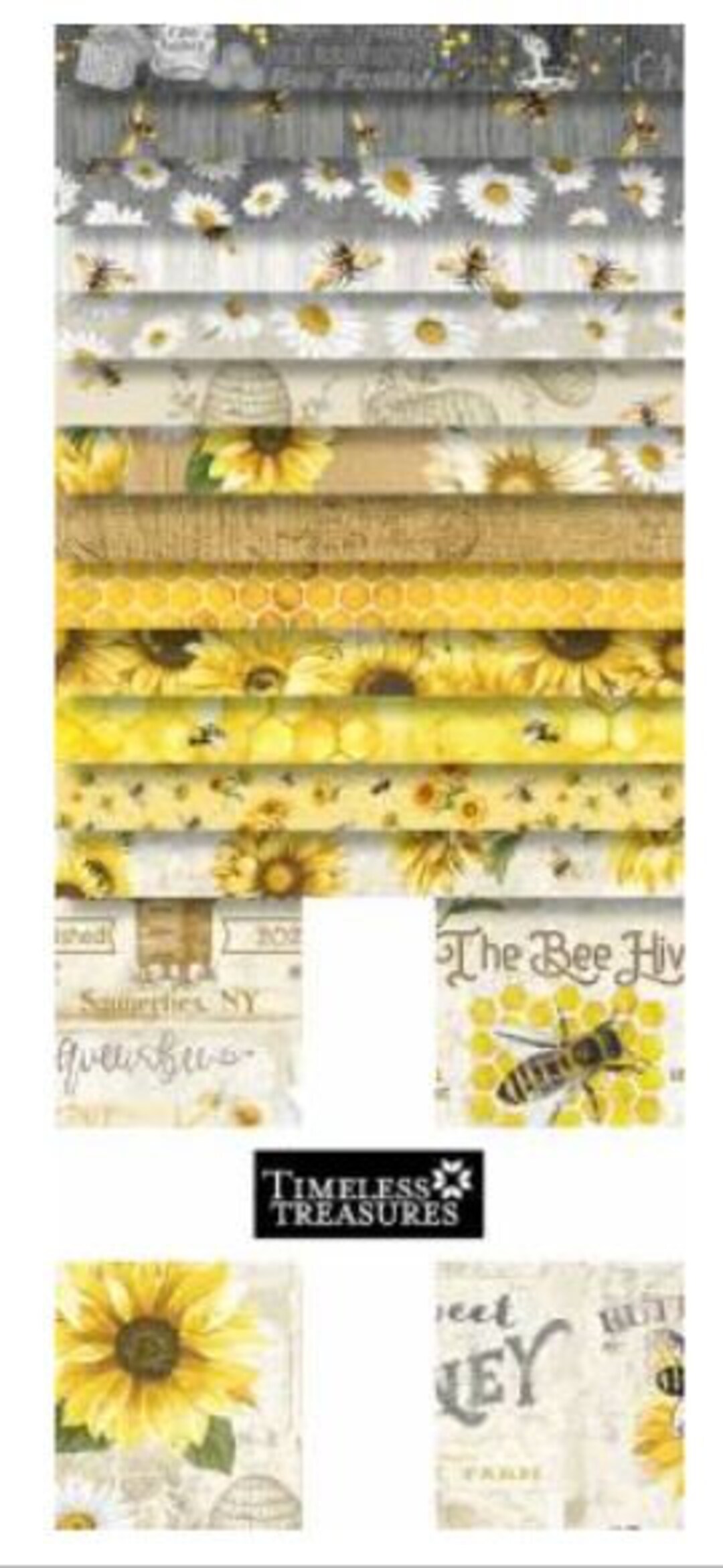 CP10SQ42-CD HONEY BEE, Honey Bee Farm, 10" Squares, 42 Pcs. - Etsy
